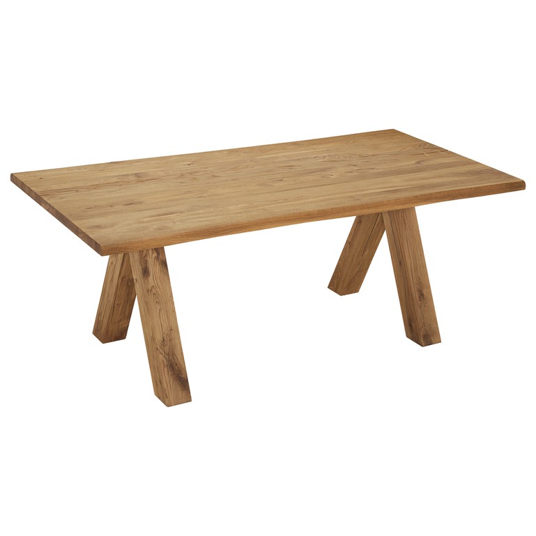 200cm Tromso Apex Oak Dining Table | Absolute Home